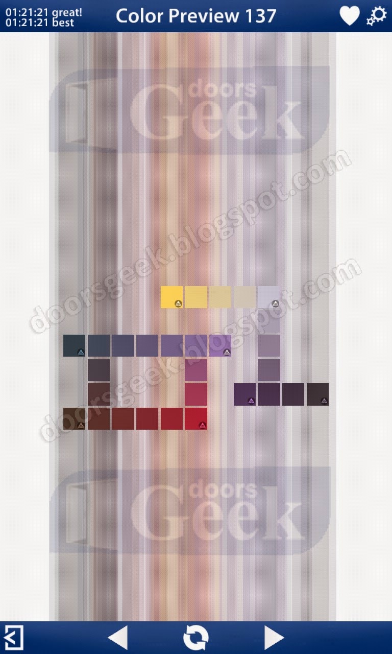 Bendoku [Color Preview] Level 137 ~ Doors Geek