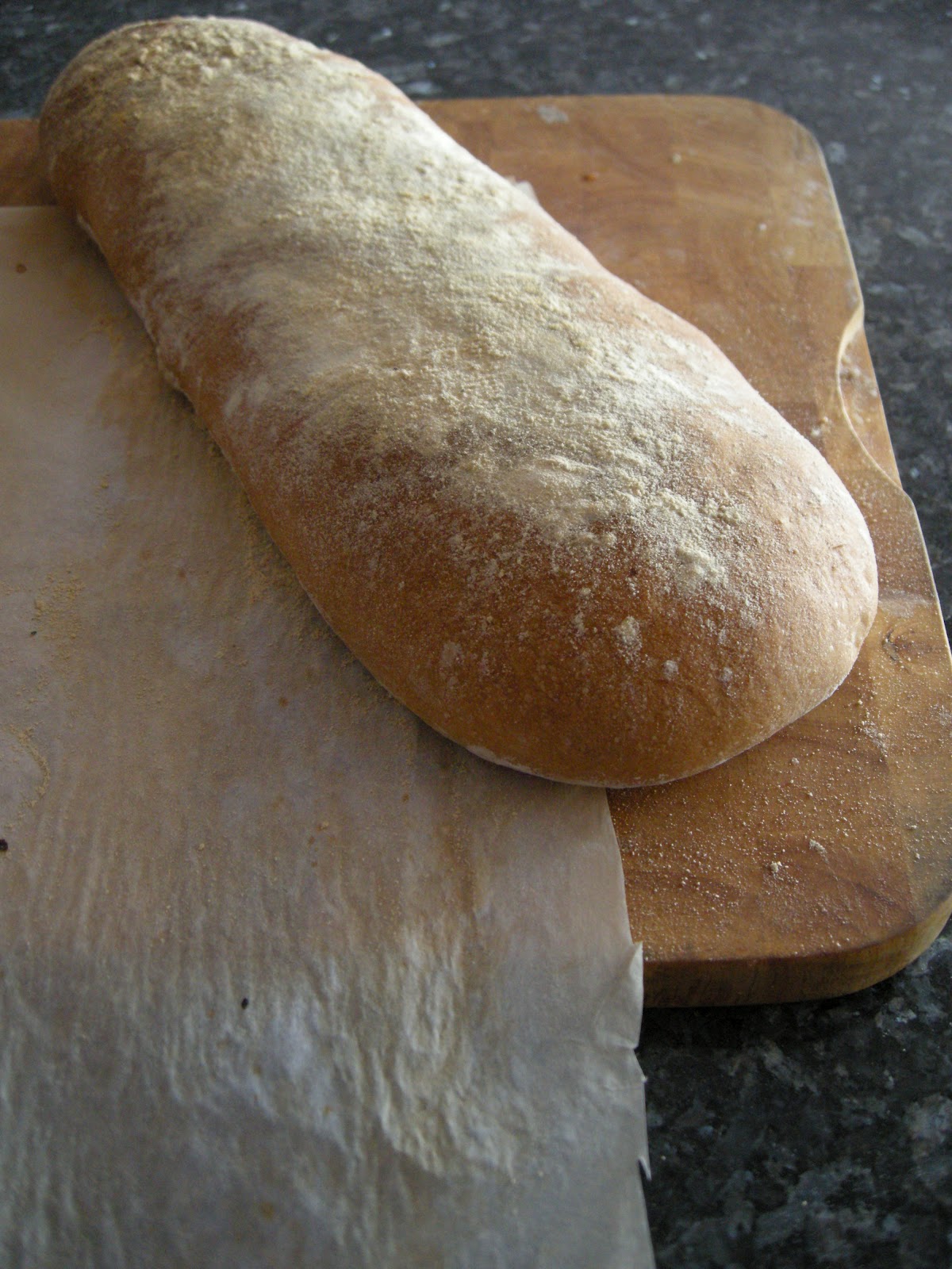 Kitchens Are Monkey Business: Rosie Makes Filone. It's Bread.