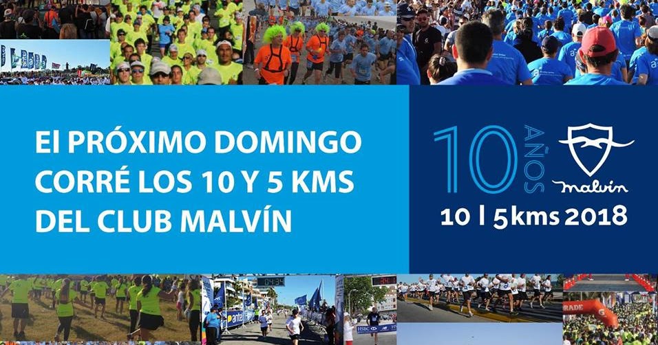 RUN URUGUAY: Club Malvín - 10K y 5K - Domingo 9 de Diciembre de 2018
