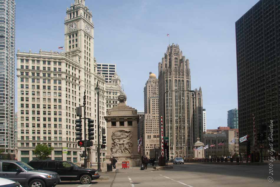 Chicago - Architecture & Cityscape: Michigan Avenue Bridge & The ...