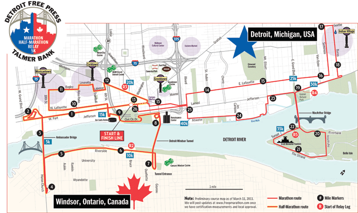 DETROIT RUNNER....: Detroit Marathon 2011 race report