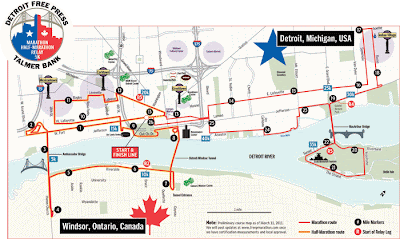DETROIT RUNNER....: Detroit Marathon 2011 race report