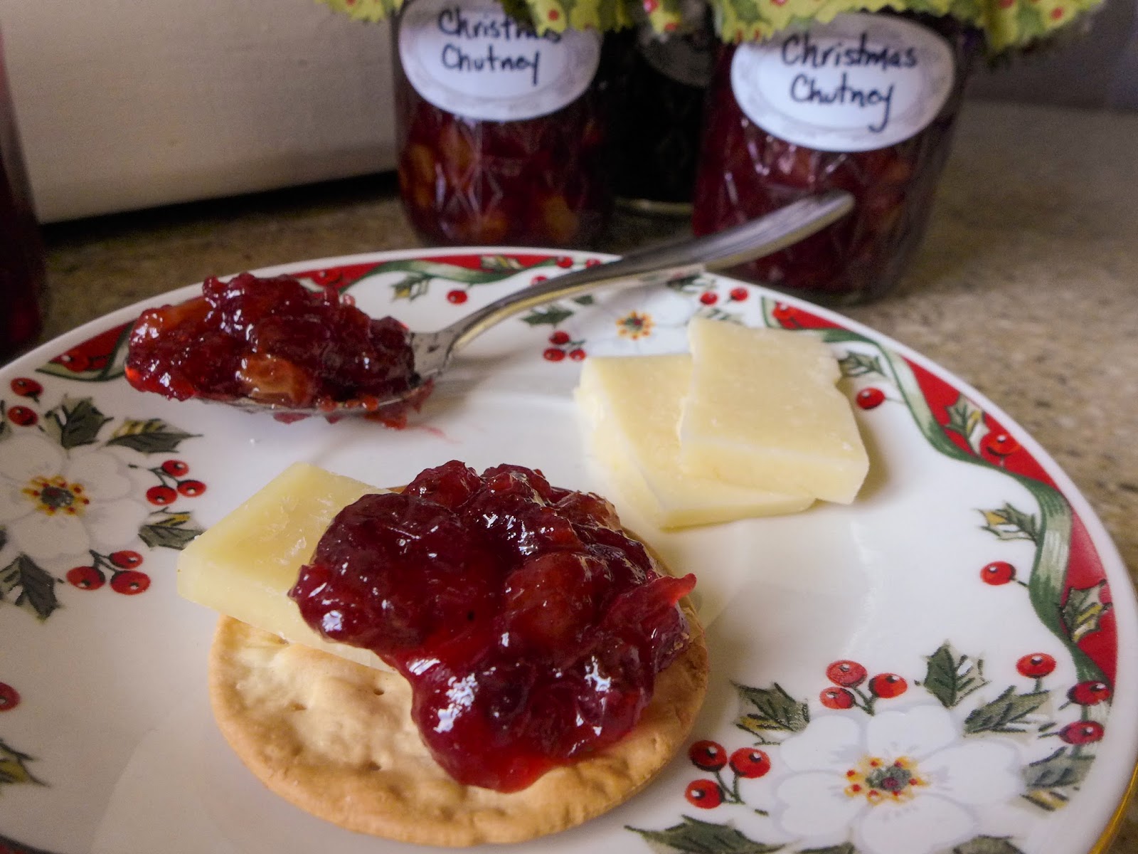 Dimples & Delights: Christmas Cranberry Chutney