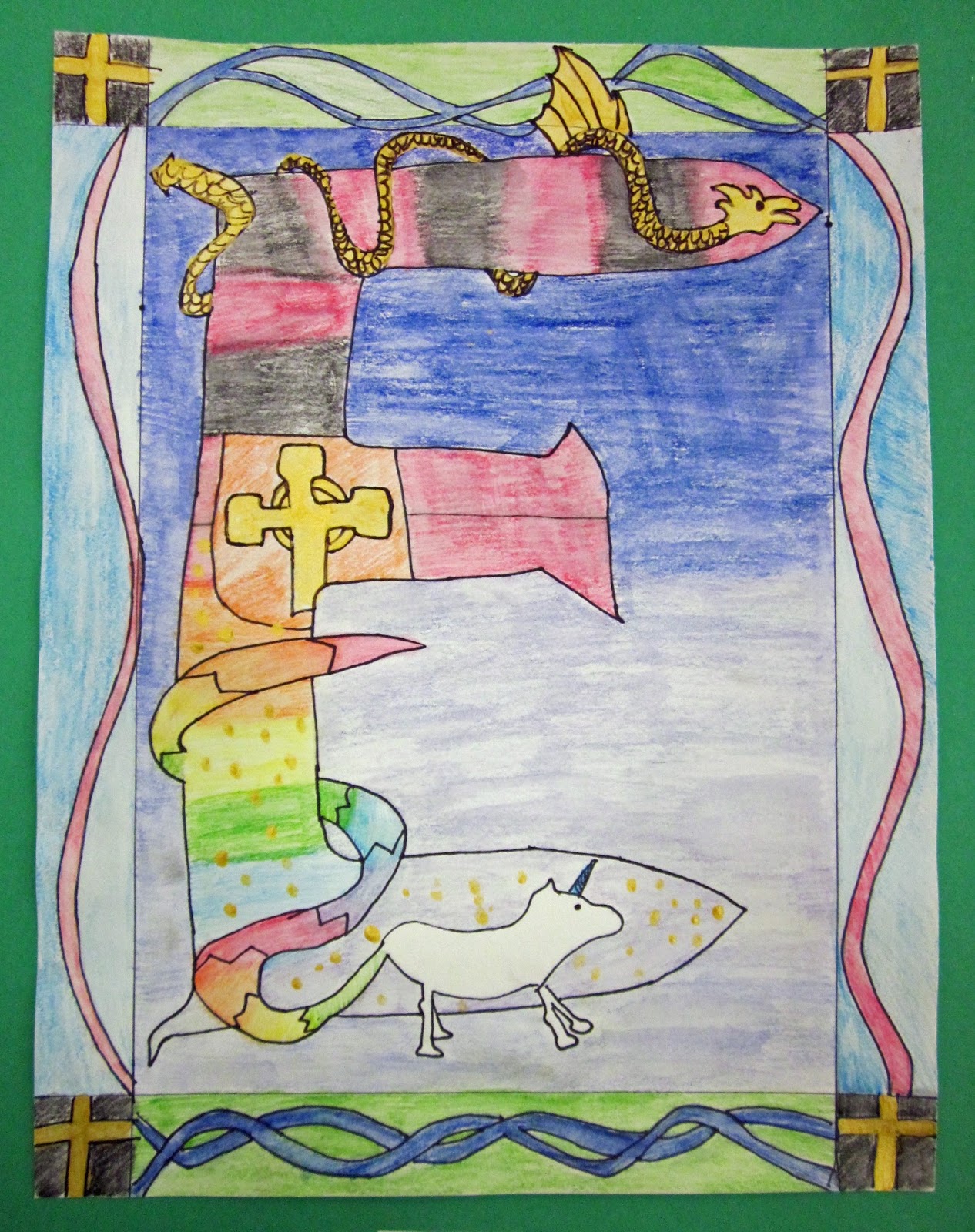 Student Art Gallery: Illuminated Letters