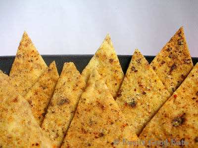 Easily Good Eats: Homemade Baked Tortilla Chips Recipe