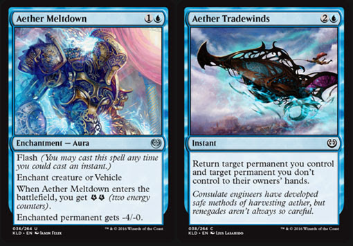 Magic the Gathering Adventures: Kaladesh Set Review: Blue