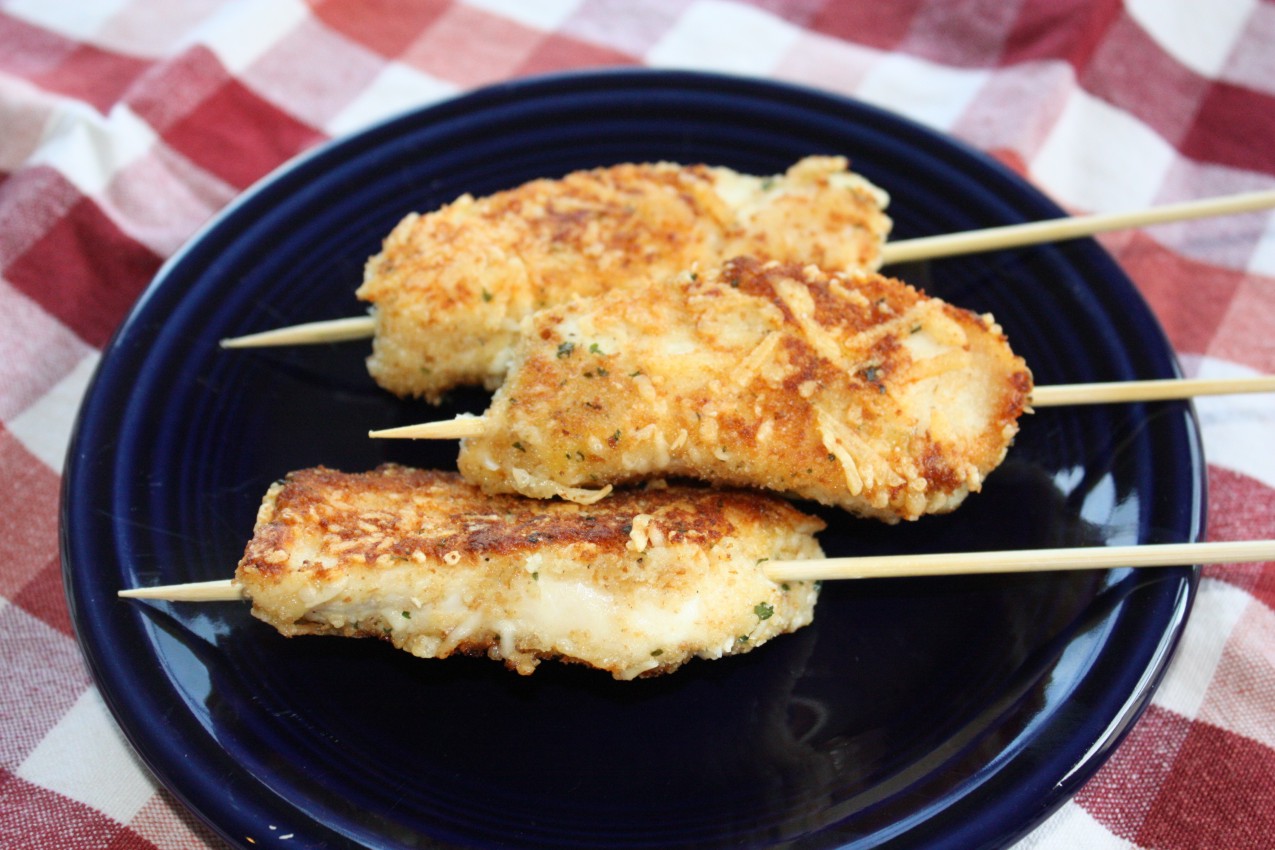 pass the peas, please: parmesan chicken sticks