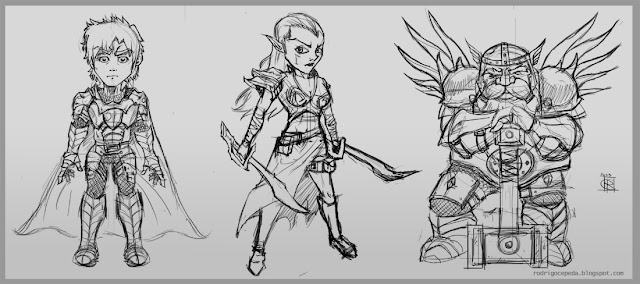 Rodrigo Cepeda Animador e Ilustrador Digital: Diseños de personajes RPG ...