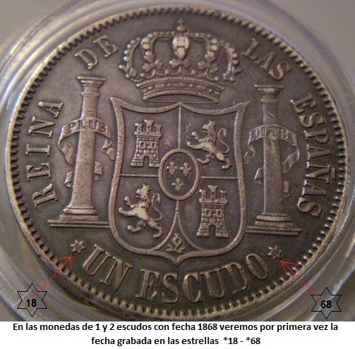 Blog Numismatico - Isabel II Reina de las Españas: EL ESCUDO DE PLATA ...