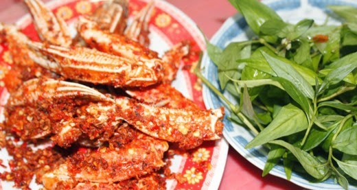 Càng ghẹ rang muối ớt ngon cho các mẹ