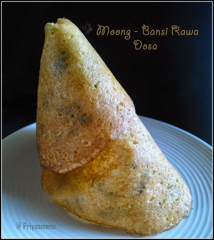 Priya's Menu - Yum Yum Yummy food for Food lovers : Moong - Bansi Rawa ...