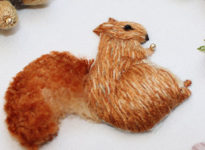 The Floss Box: Finished Squirrel Project!