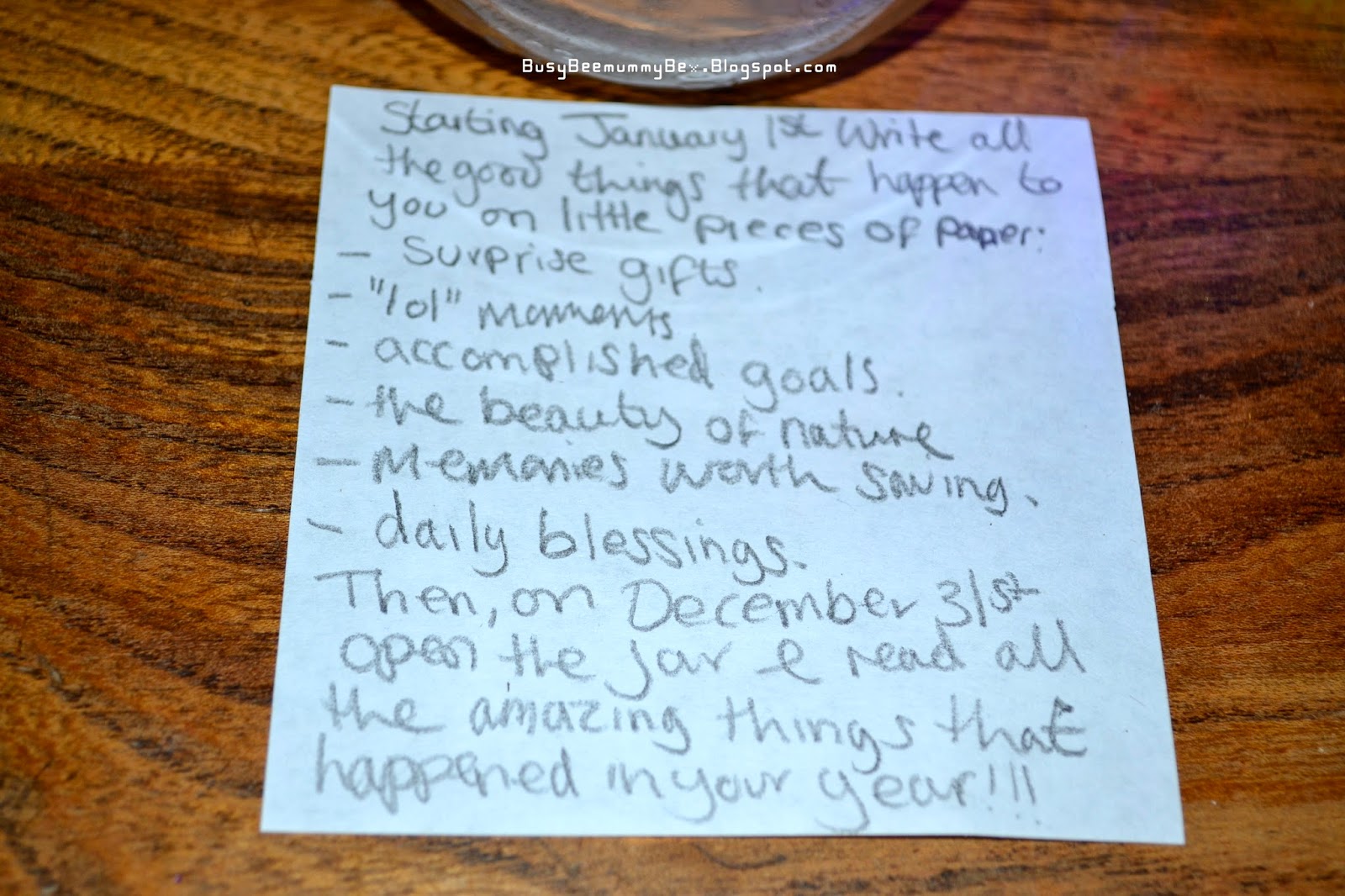 Someone Will Appreciate: Memory Jar: Hate the Name, LOVE the idea