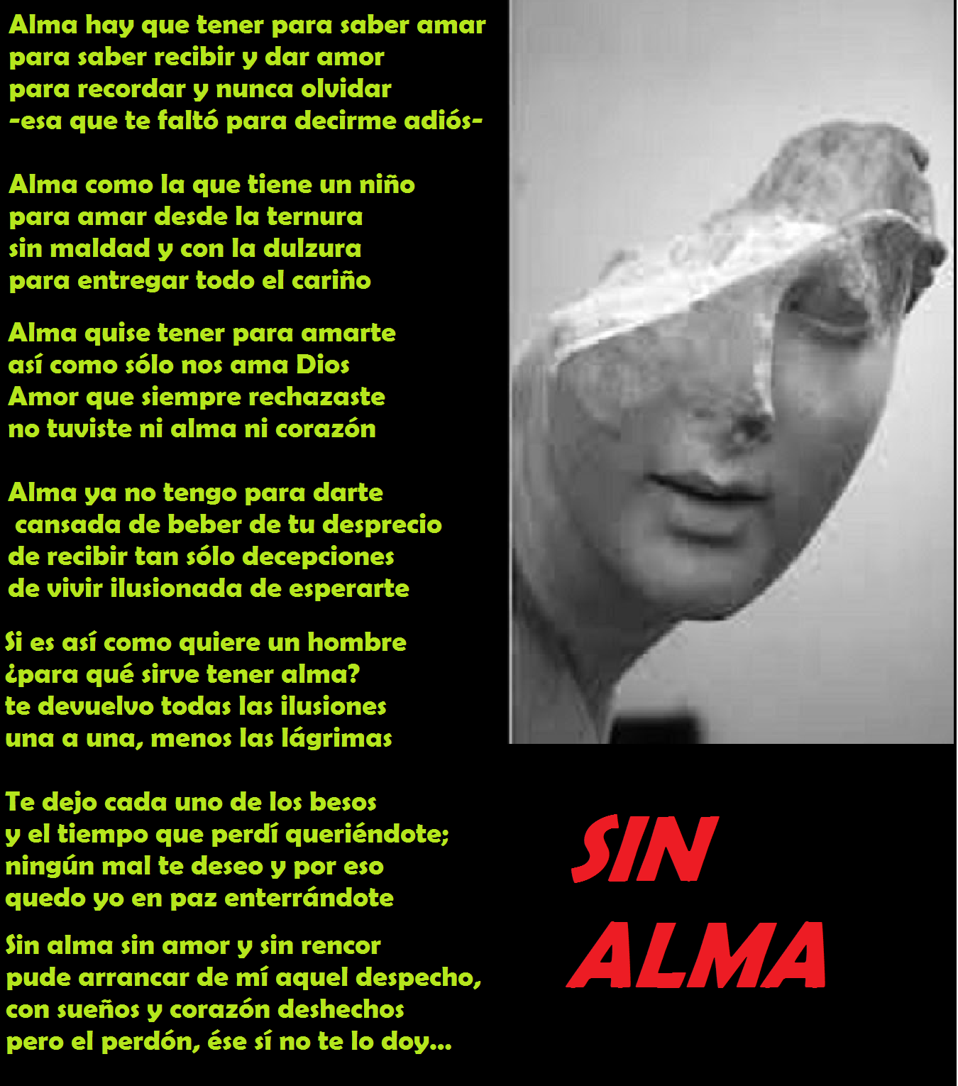 SIN ALMA