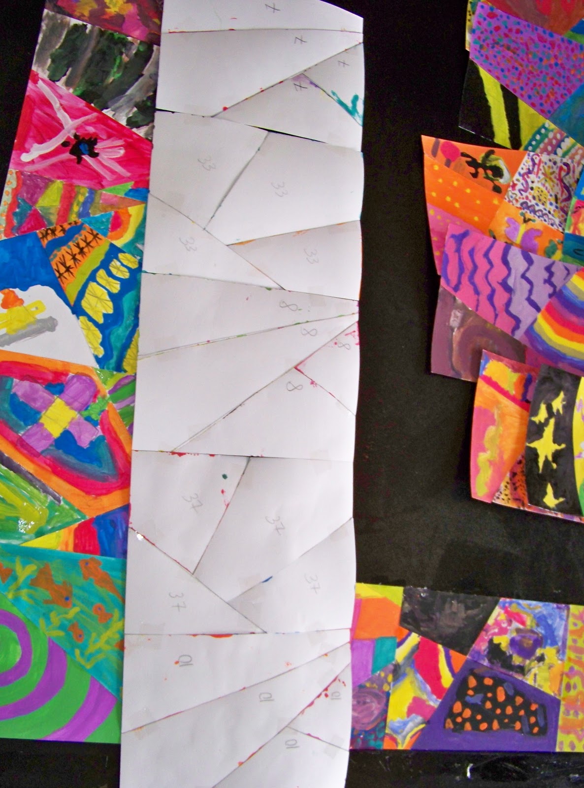 candice ashment art: Abstract Mural - Our Contemporary Painted Quilt ...