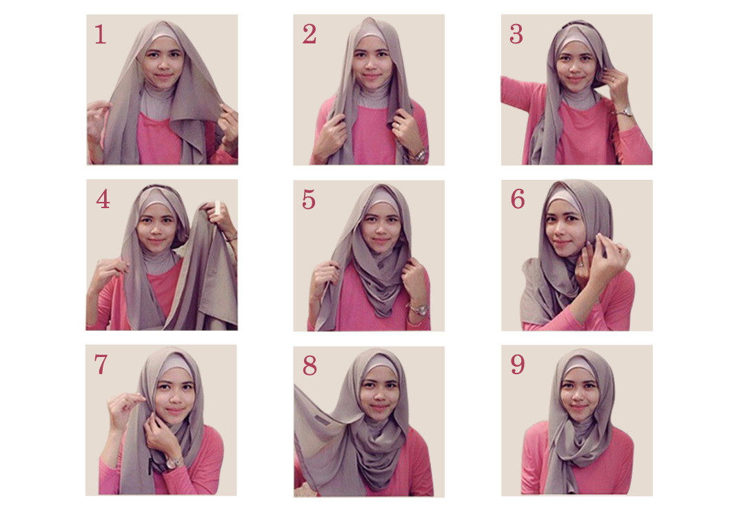 Gaya Selendang yang Sesuai untuk Semua Bentuk Muka - Tutorial Tudung Melayu