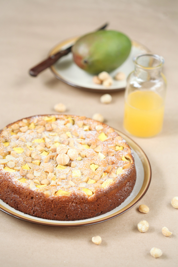 Verdade de sabor: Пирог с манго и макадамией / Bolo de manga e macadâmia