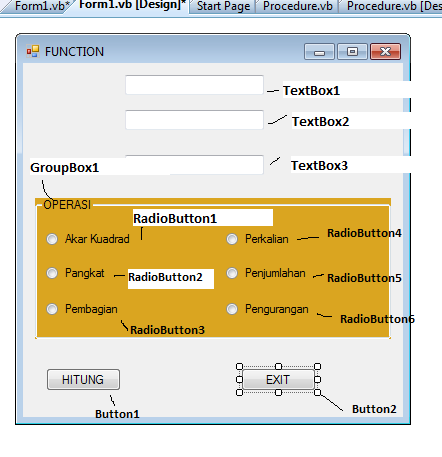 Belajar Microsoft Visual Basic 2008: PROCEDURE,FUNCTION DAN MODULE PADA VB.NET - MODUL_10