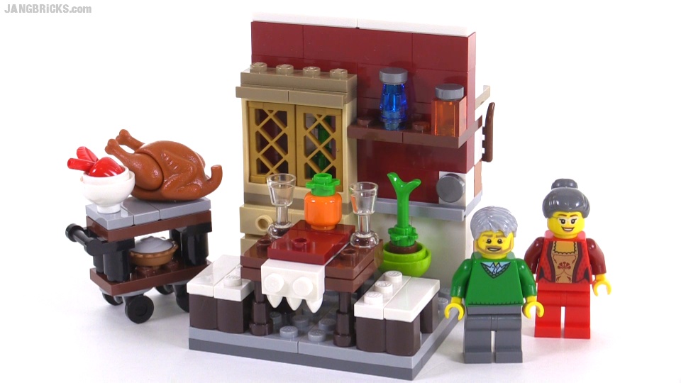 LEGO 2015 Thanksgiving Feast vignette set review! 40123