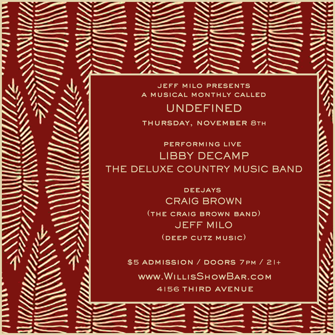Deep Cutz - [[Uncutz]]: Undefined: Libby DeCamp & The Deluxe Country ...