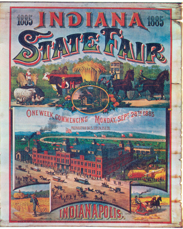 The Gentleman from Indiana: Indiana State Fair - Poster for the 1885 ...