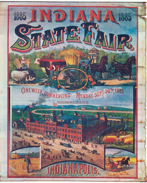The Gentleman from Indiana: Indiana State Fair - Poster for the 1885 ...