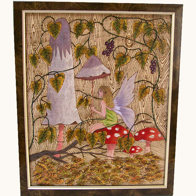 Burning Desire: Pyrography and Scroll Saw: Pyrography Fairy Done