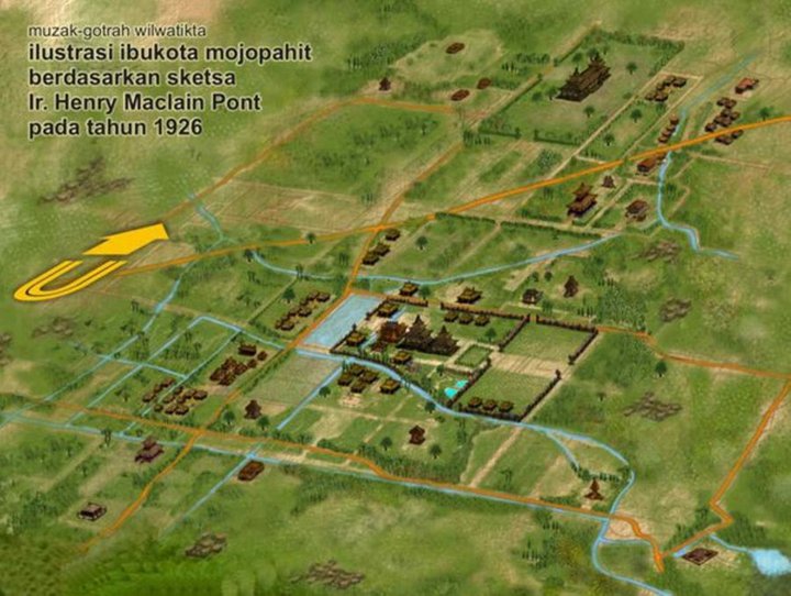 Old Maps, Expeditions and Explorations: Ancien Trowulan Mojokerto ...