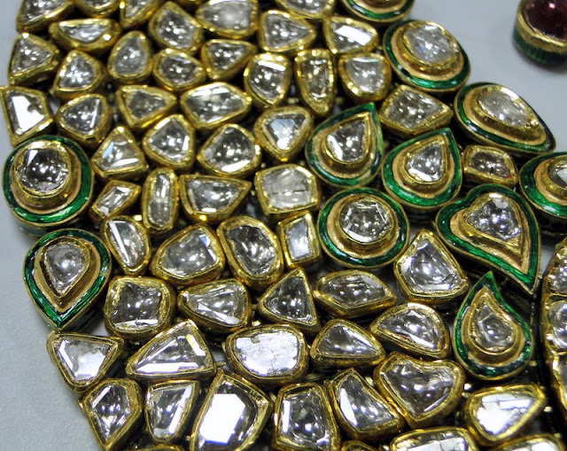 Indian Kundan Polki Jewelry Making ~ Jewellery India