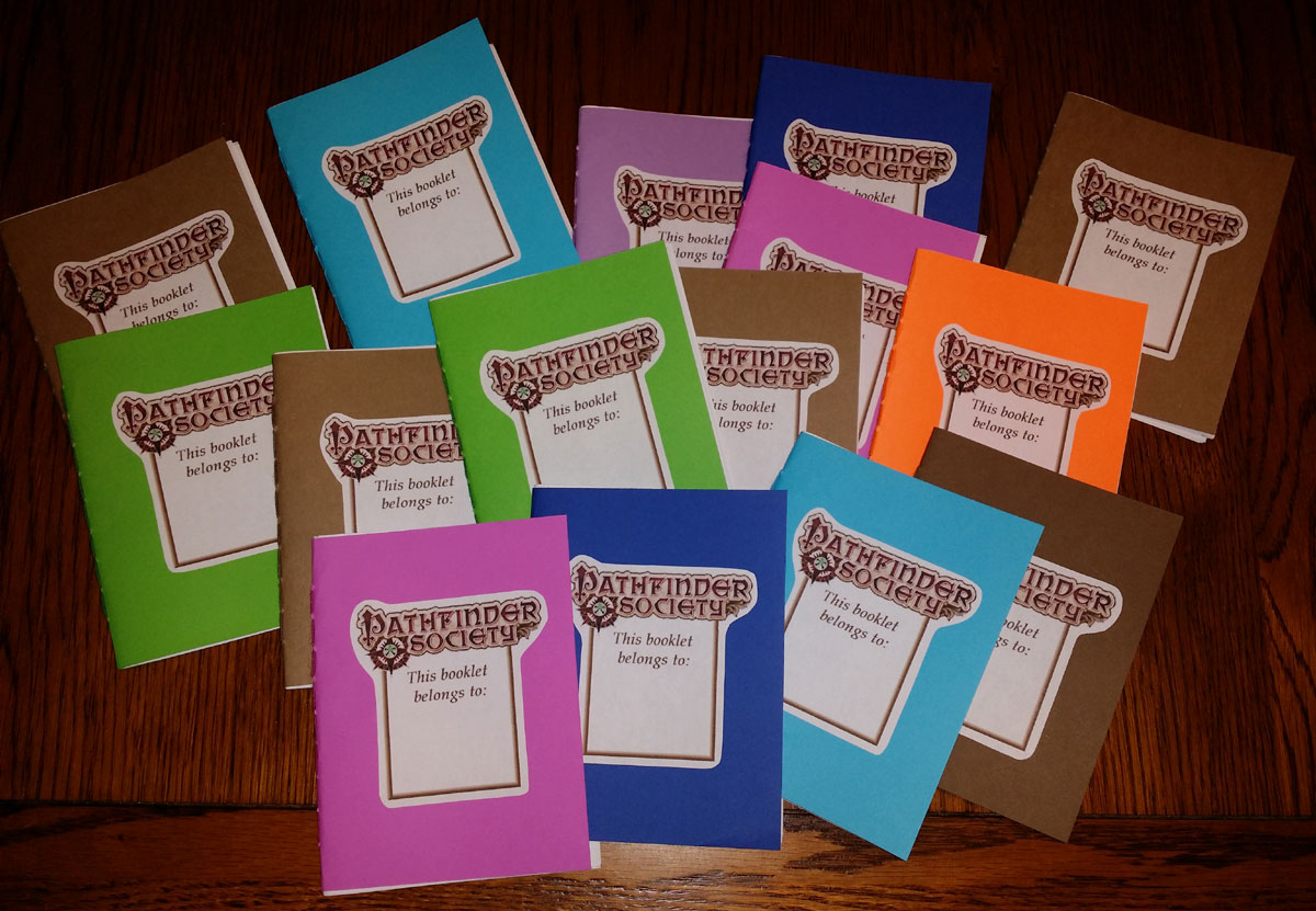 Knitfink crafts everything...: Pathfinder Society Adventure Booklet