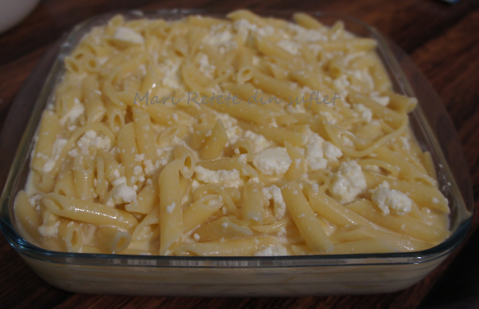 Mări, Retete din suflet: Macaroane cu branza la cuptor
