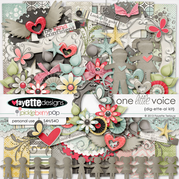 Liberty's Layouts: One Little Voice