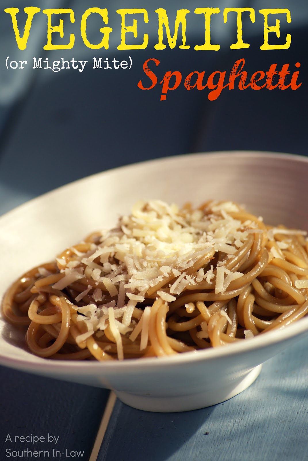 Southern In Law: Recipe: Vegemite Spaghetti (or Mighty Mite Spaghetti - GF)