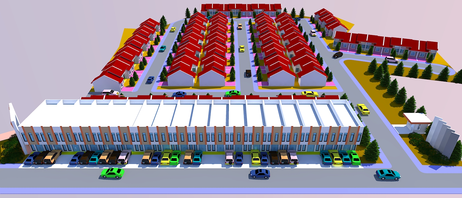 Site Plan Ruko 2 Lantai - Disain Site Plan