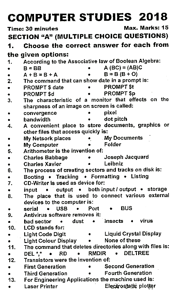 Education Is The Key To Success: Computer Studies For Class IX (Science ...