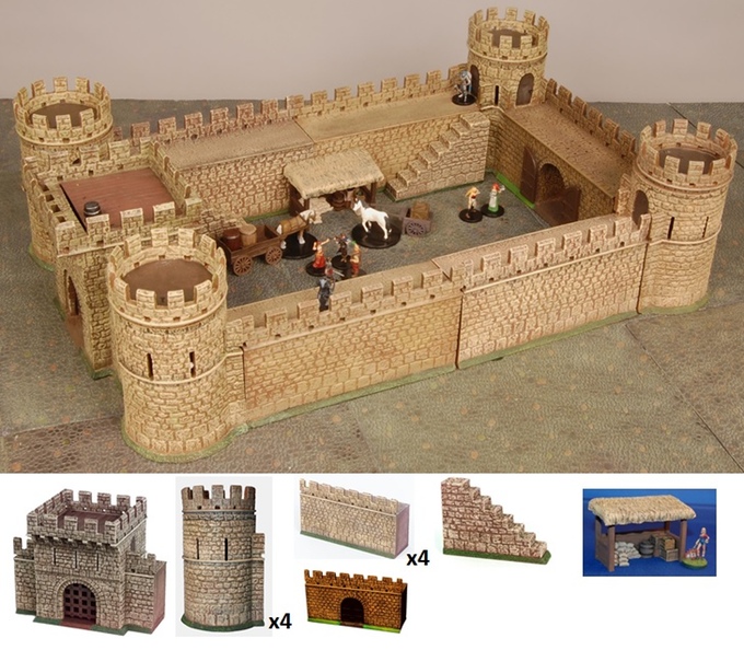 Tabletop Fix: The Miniature Building Authority - Castle II Kickstarter