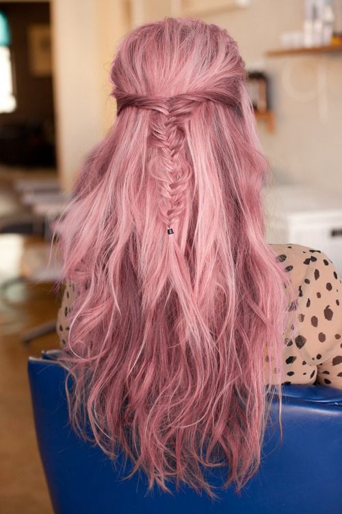 La moda en tu cabello: Color de pelo Rosa/Pink 2015/2016