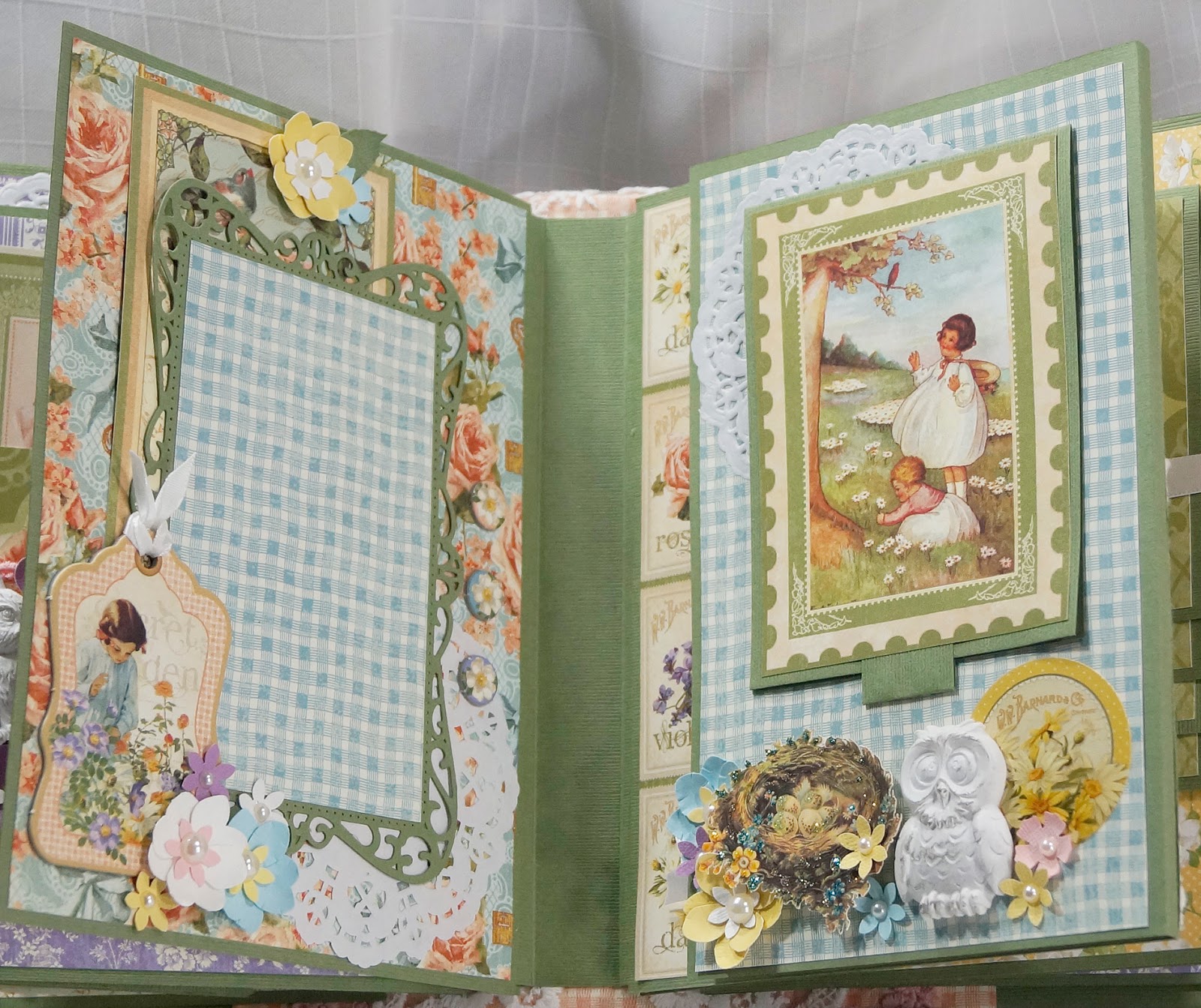 Terry's Scrapbooks: Graphic 45 Secret Garden Mini Album Tutorial