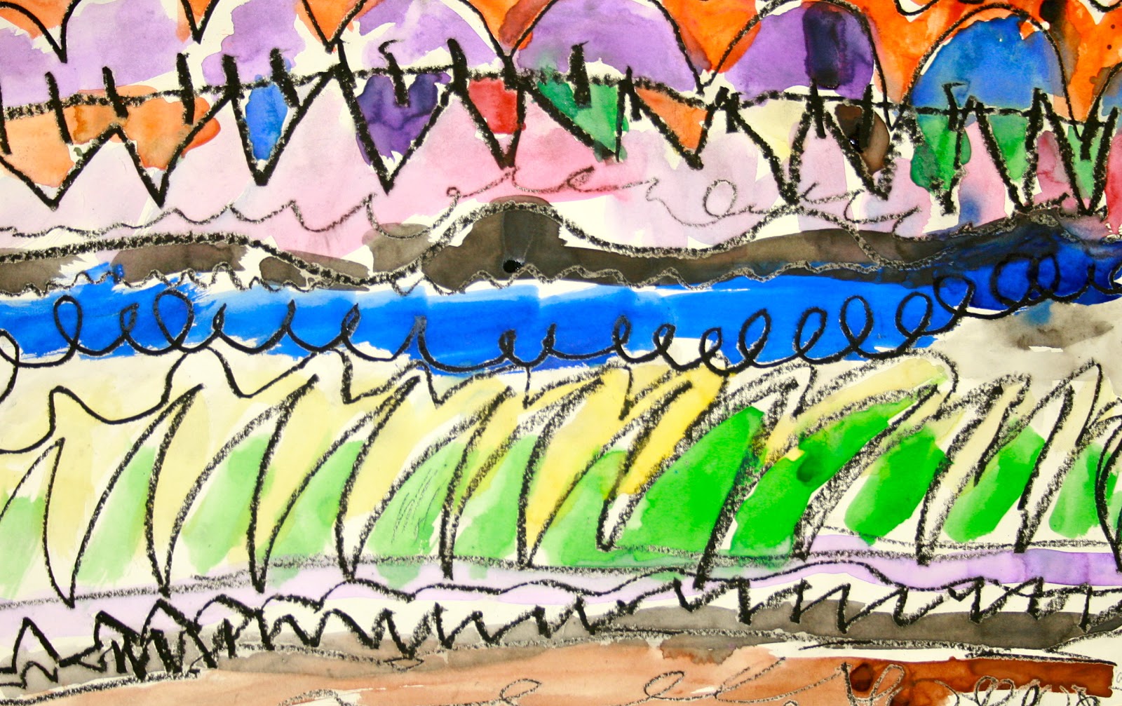 FLYING CRAYONS and other adventures in my elementary art room: KINDERGARTEN