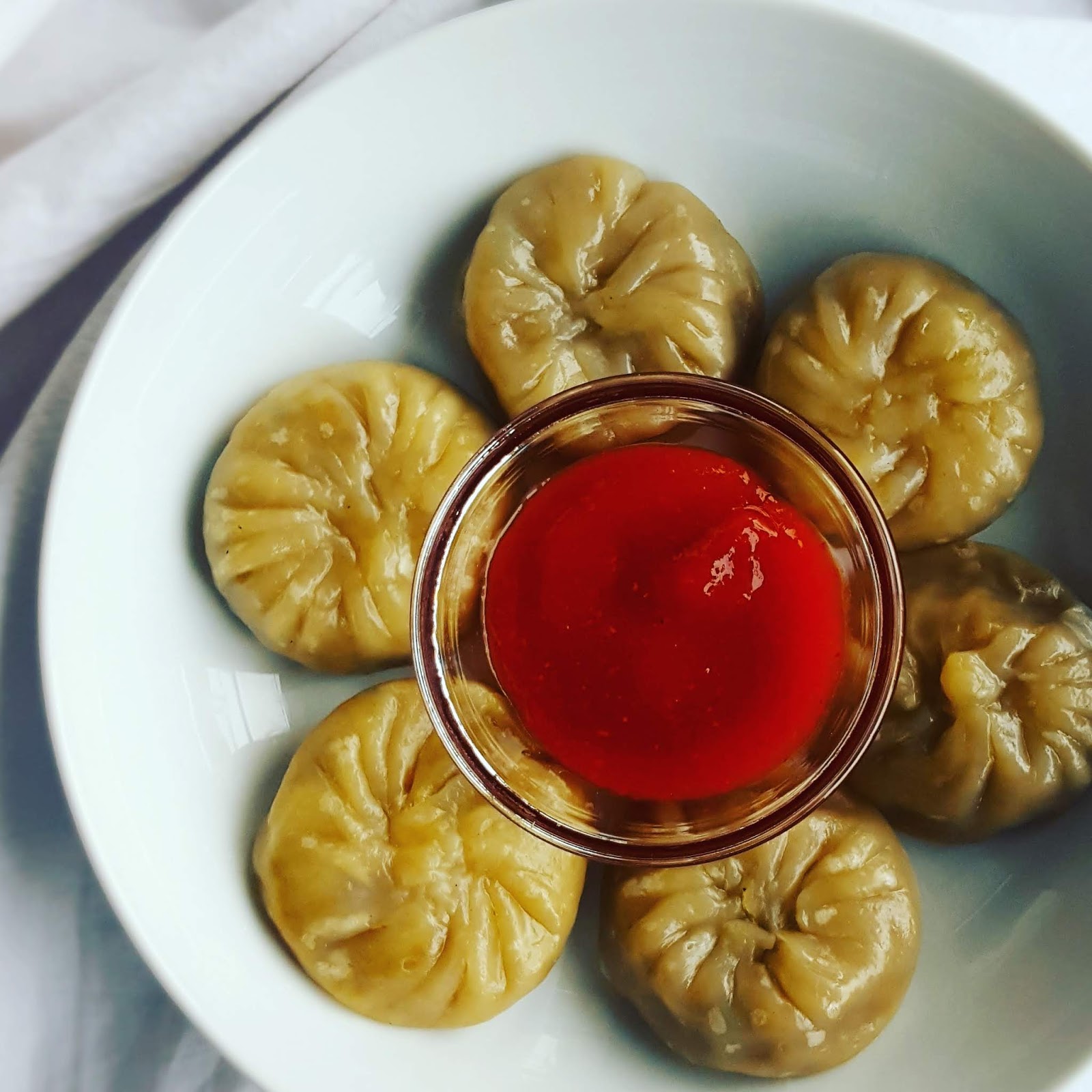 Steamed Vegetable Momos| Vegetable Dim Sum