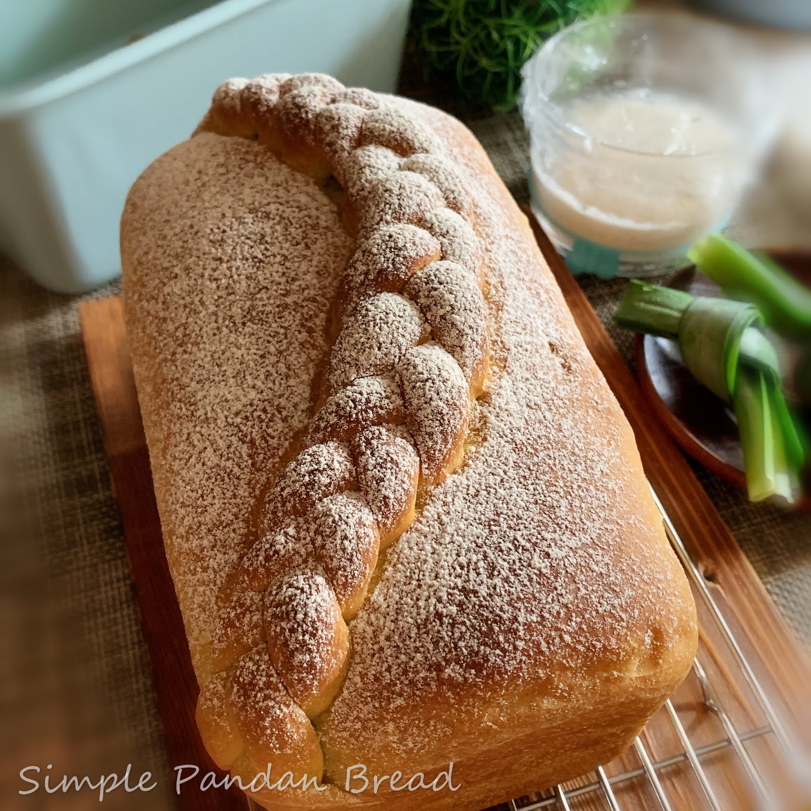 My Mind Patch: Simple Pandan Bread 香兰吐司