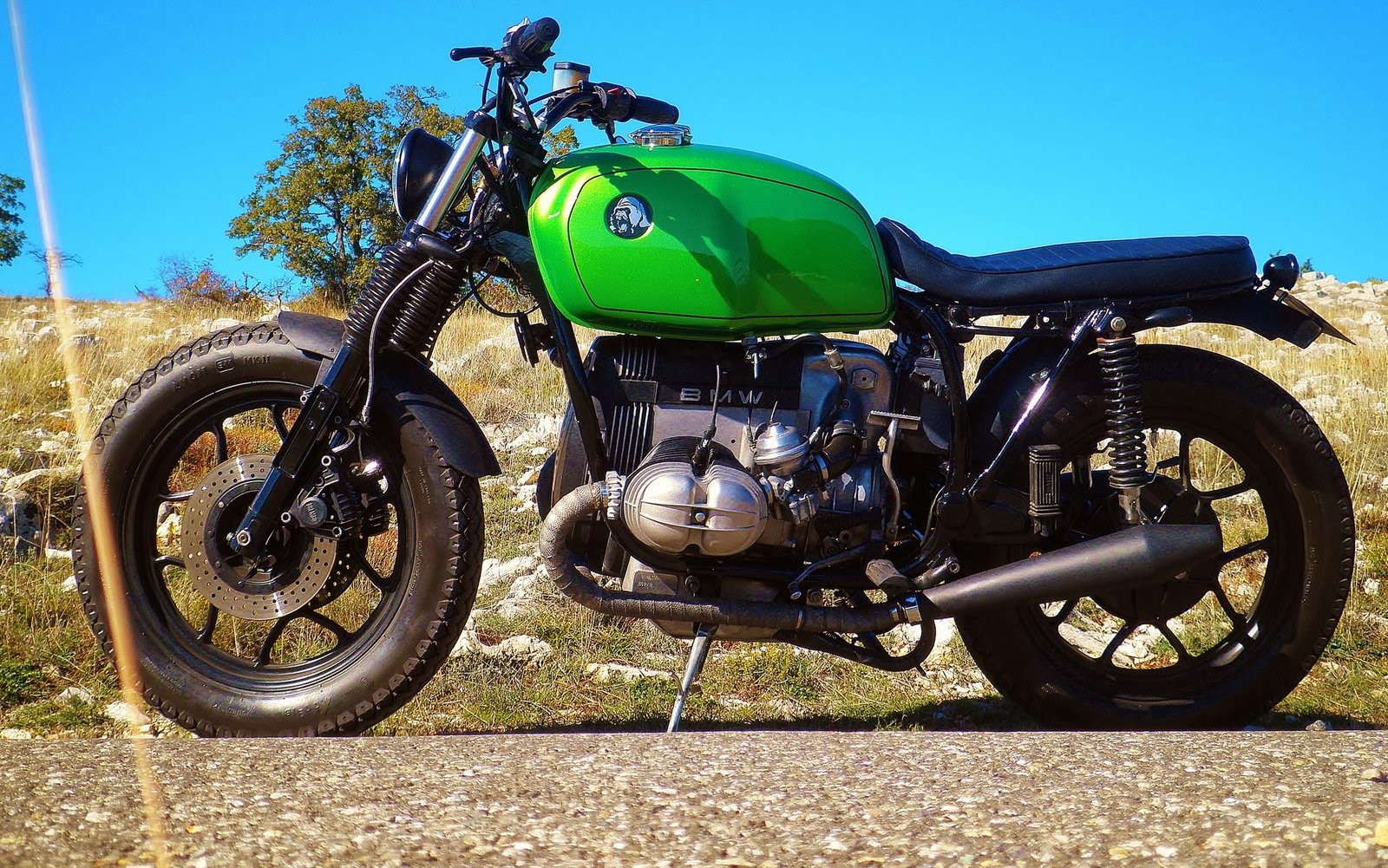 Green BMW - RocketGarage - Cafe Racer Magazine