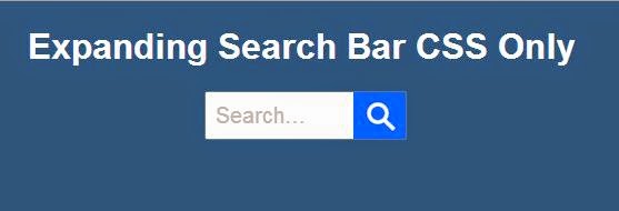 SIMSAM7: Expanding Search Bar Using Only CSS