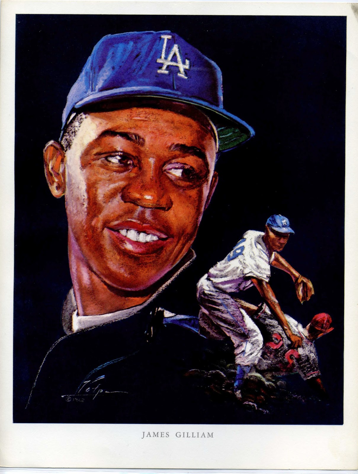 Dodgers Blue Heaven: The 1962 Union Oil Dodgers Player Portrait Set - A ...