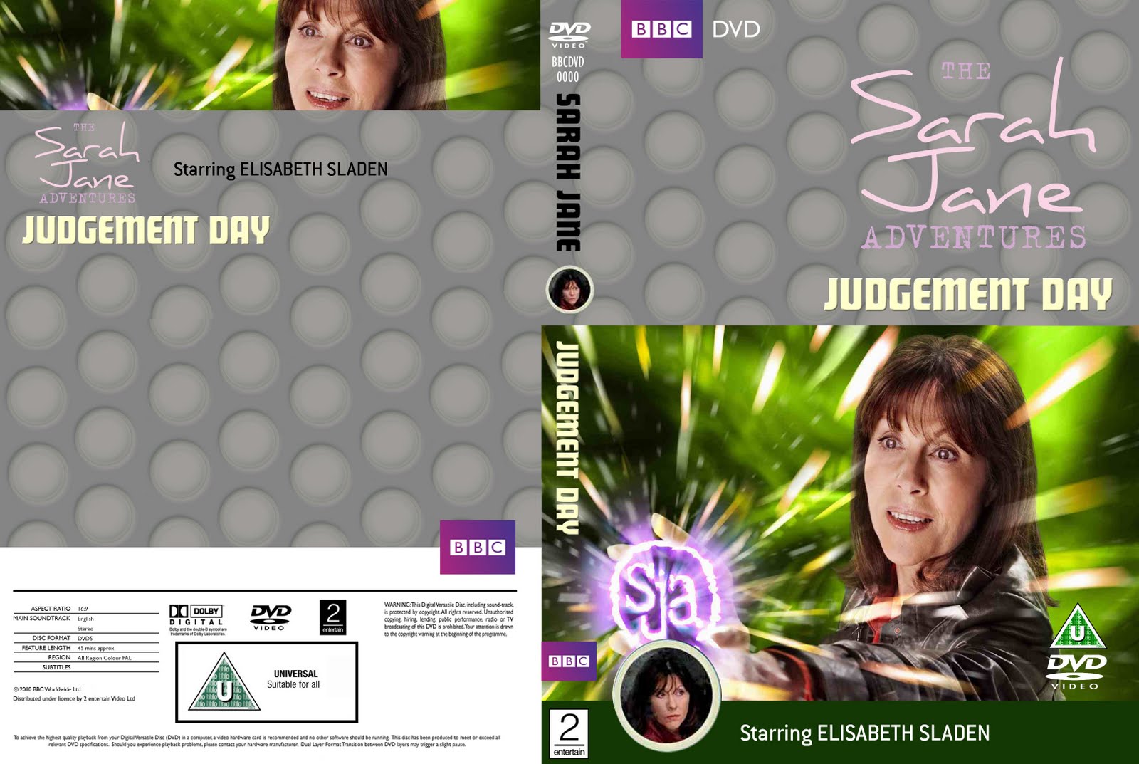DW Alt Media DVD Covers: The Sarah Jane Adventures Individual Audio DVD ...