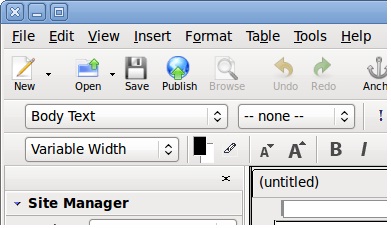 Especialidad herramientas de la informatica 10: KOMPOZER