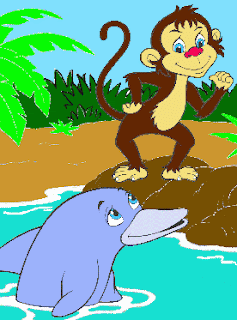 THE MONKEY AND THE DOLPHIN | The World Of Kids