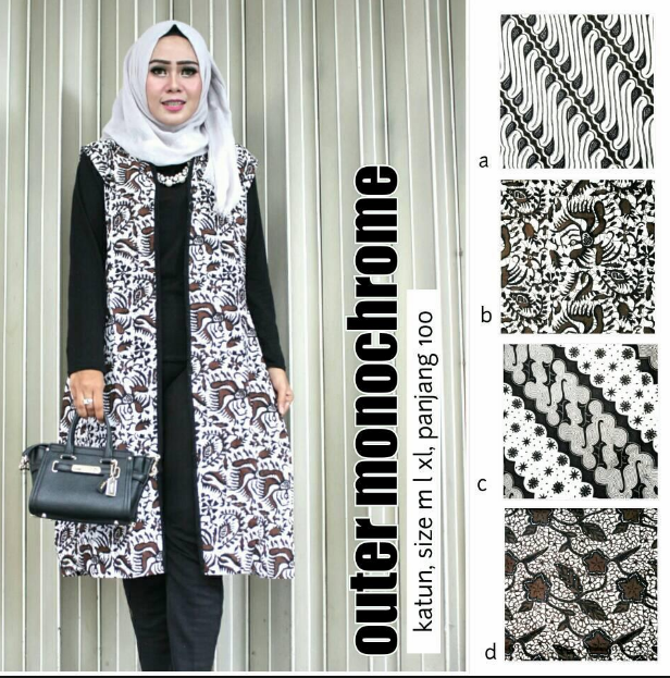 Top Info 45 Model Outer Batik Tanpa Lengan