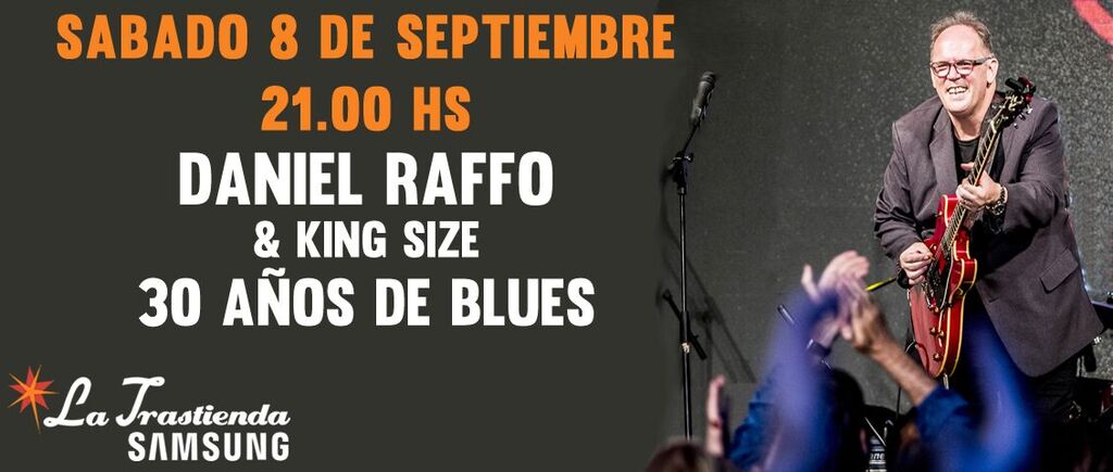 l a g r o s s a r o c k: DANIEL RAFFO & KING SIZE EN SEPTIEMBRE EN VIVO