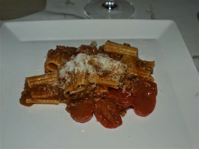 El Cau de Andonietxea: Rigatoni al ragú de anello